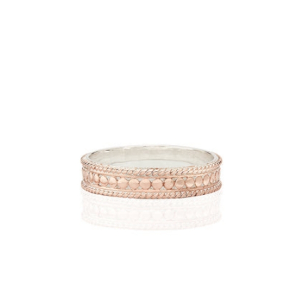 Anna Beck | Jewelry | Anna Beck Dotted Stacking Ring Rose Gold | Poshmark